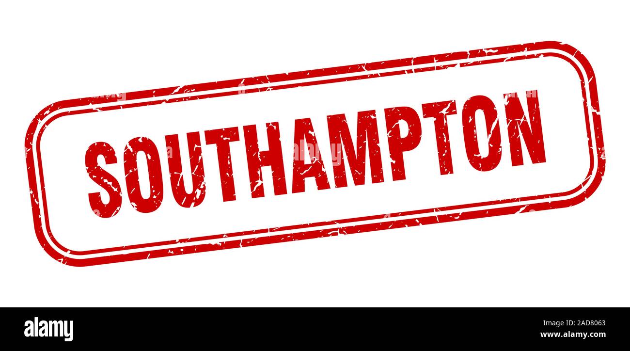 Southampton stamp. Southampton red grunge isolated sign Stock Vector ...