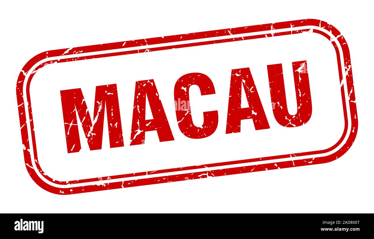 Macau stamp. Macau red grunge isolated sign Stock Vector Image & Art ...