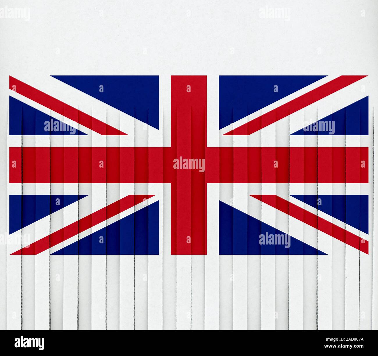 shredded flag of the United Kingdom Stock Photo - Alamy