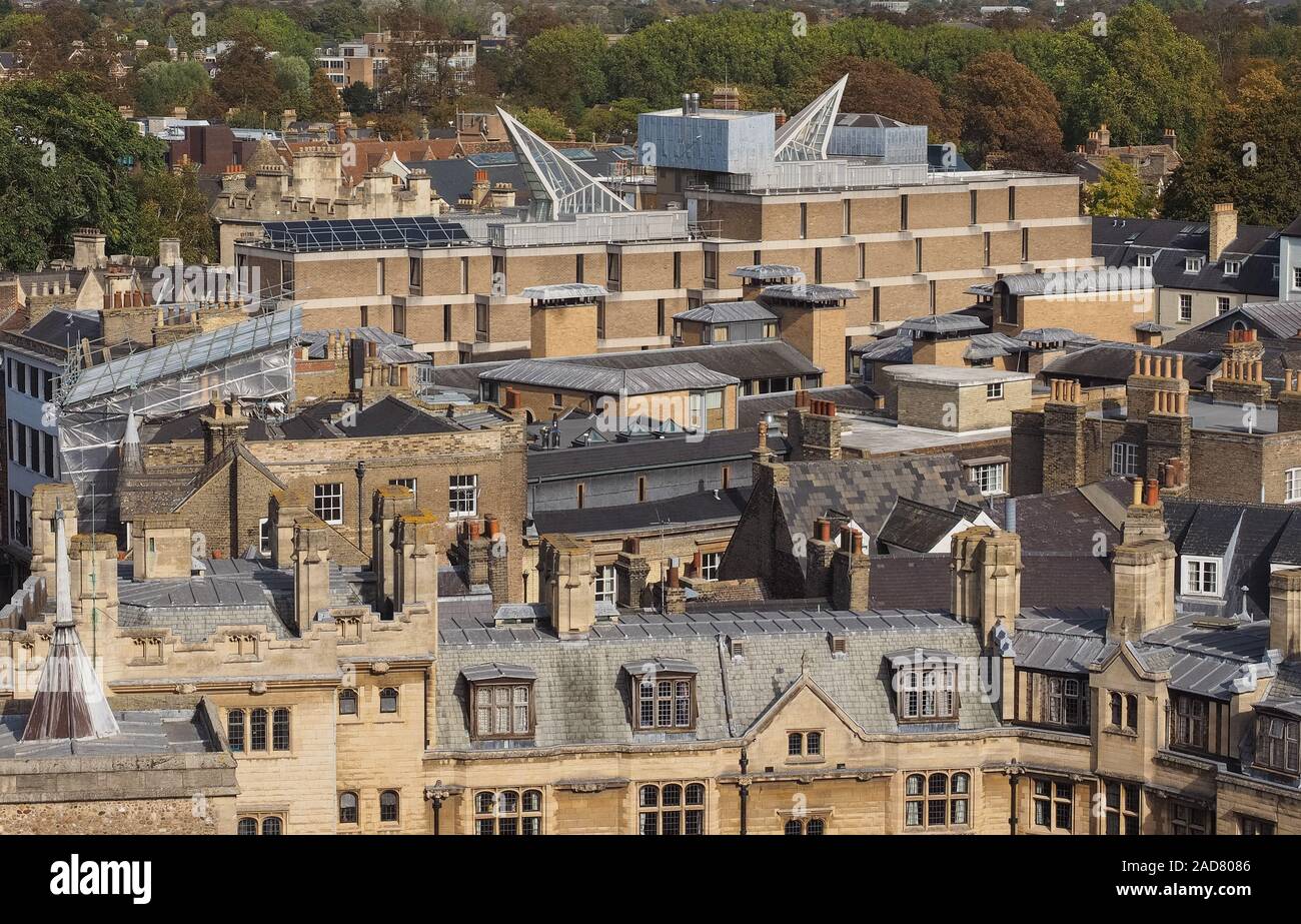 Aerial view of Cambridge Stock Photo - Alamy