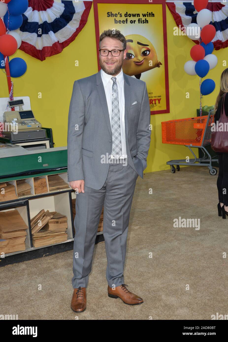 Seth rogen sausage party world premiere los angeles hi-res stock ...