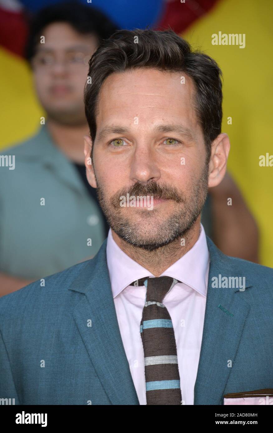 LOS ANGELES, CA. August 9, 2016: Actor Paul Rudd at the world premiere ...
