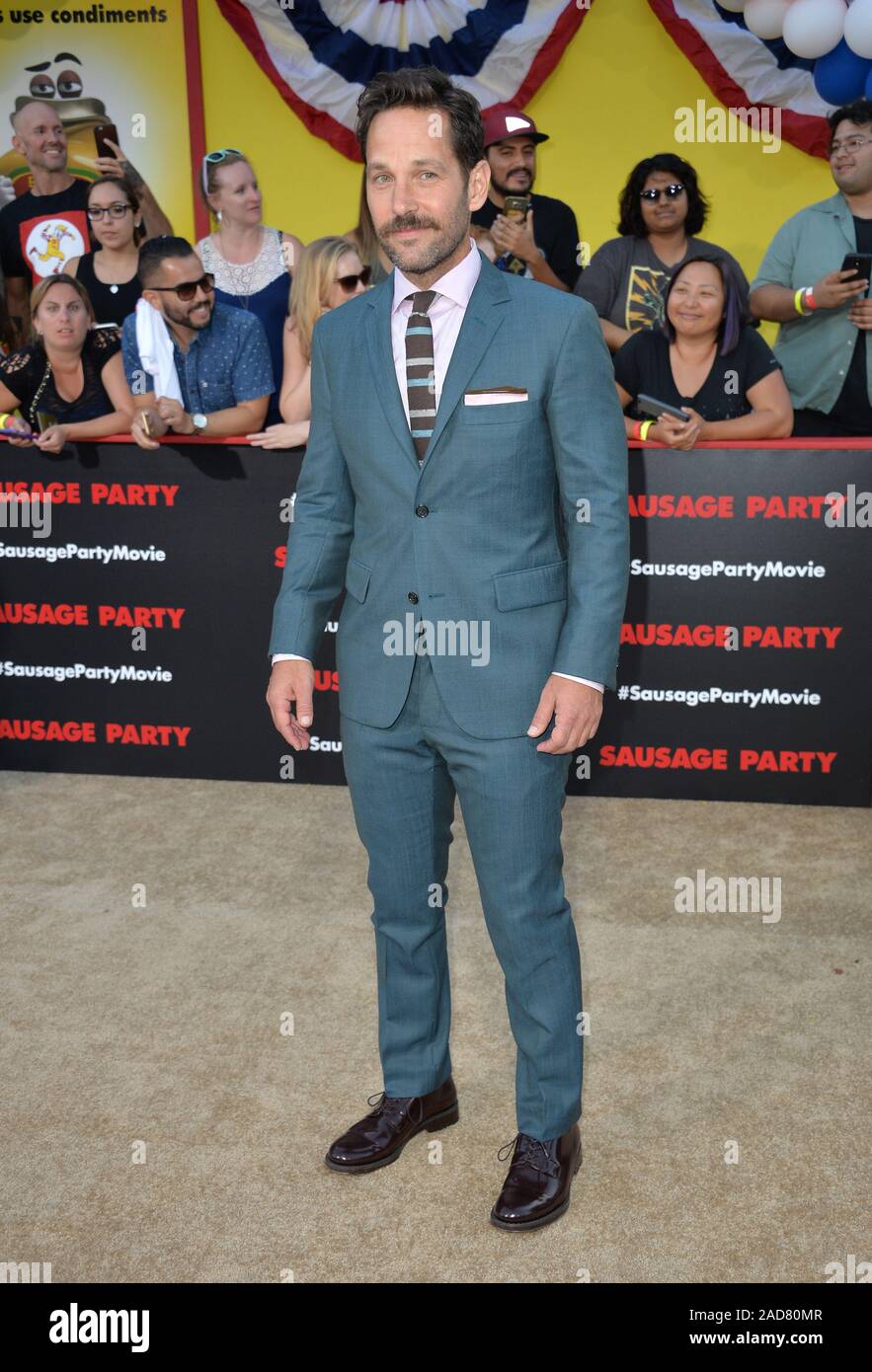 Paul rudd sausage party world premiere los angeles hi-res stock ...