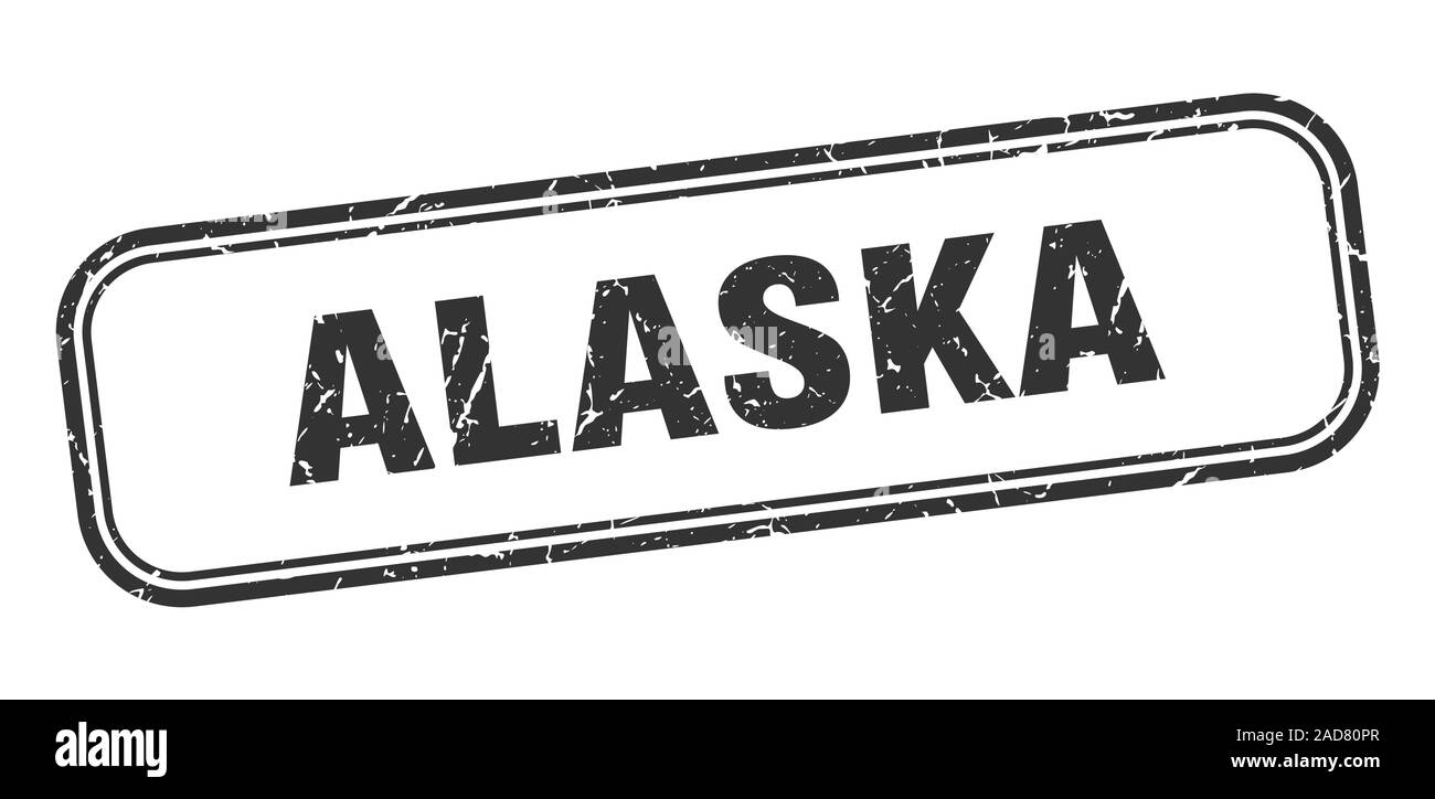Alaska stamp. Alaska black grunge isolated sign Stock Vector Image ...