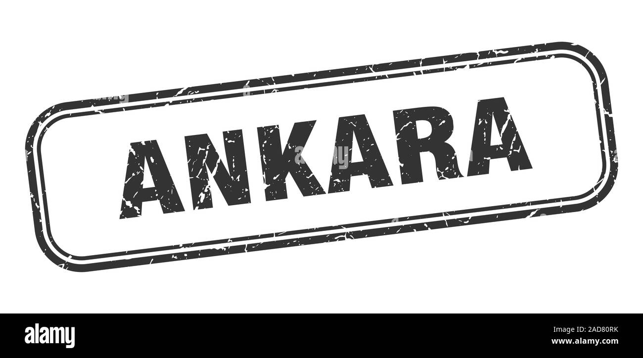 Ankara stamp. Ankara black grunge isolated sign Stock Vector Image ...