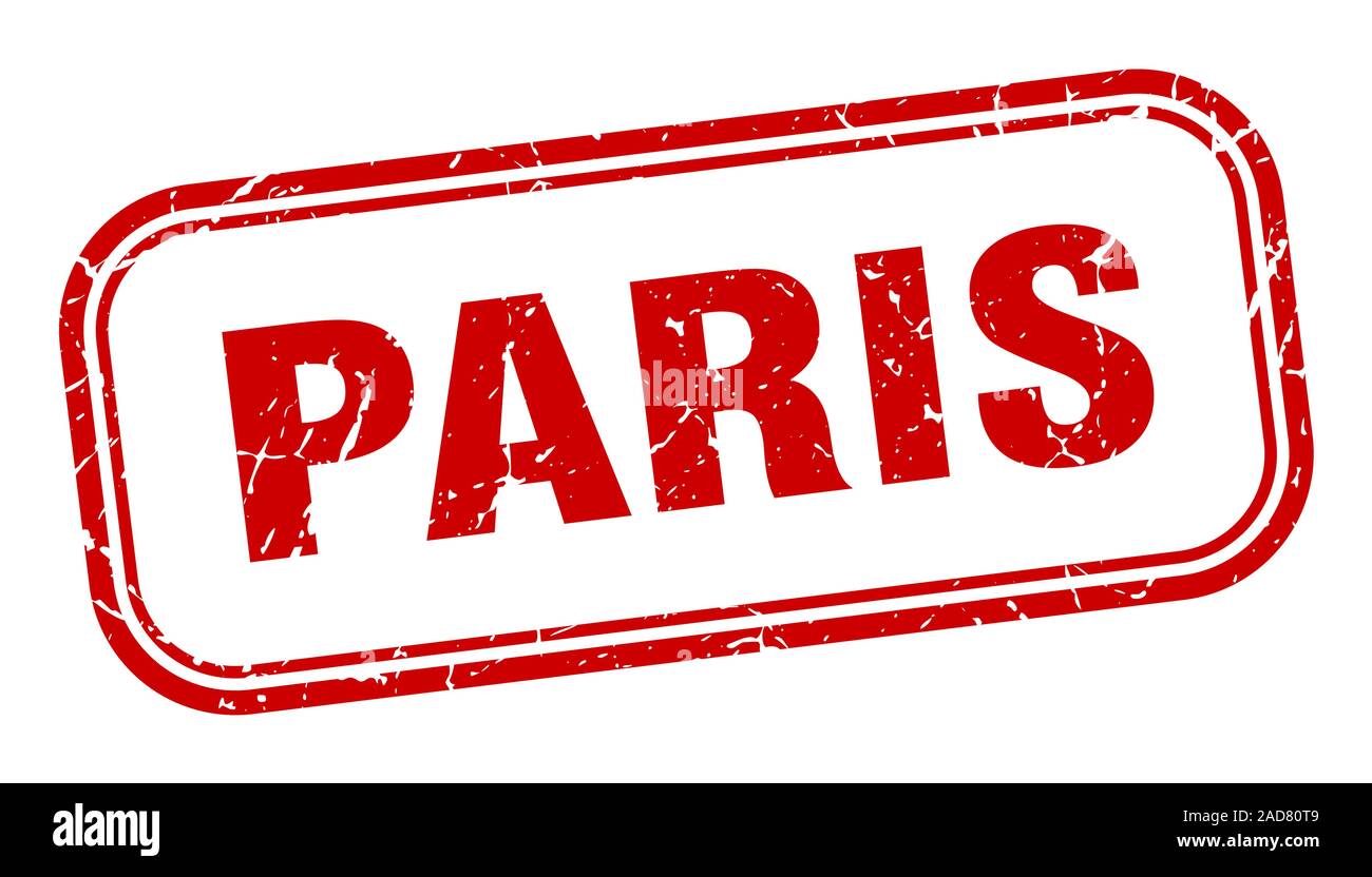 Welcome paris red stamp hi-res stock photography and images - Alamy