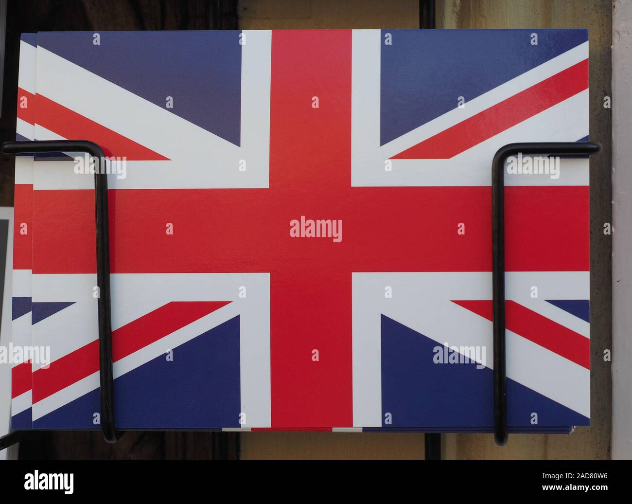 flag of the United Kingdom (UK) aka Union Jack postcard Stock Photo - Alamy