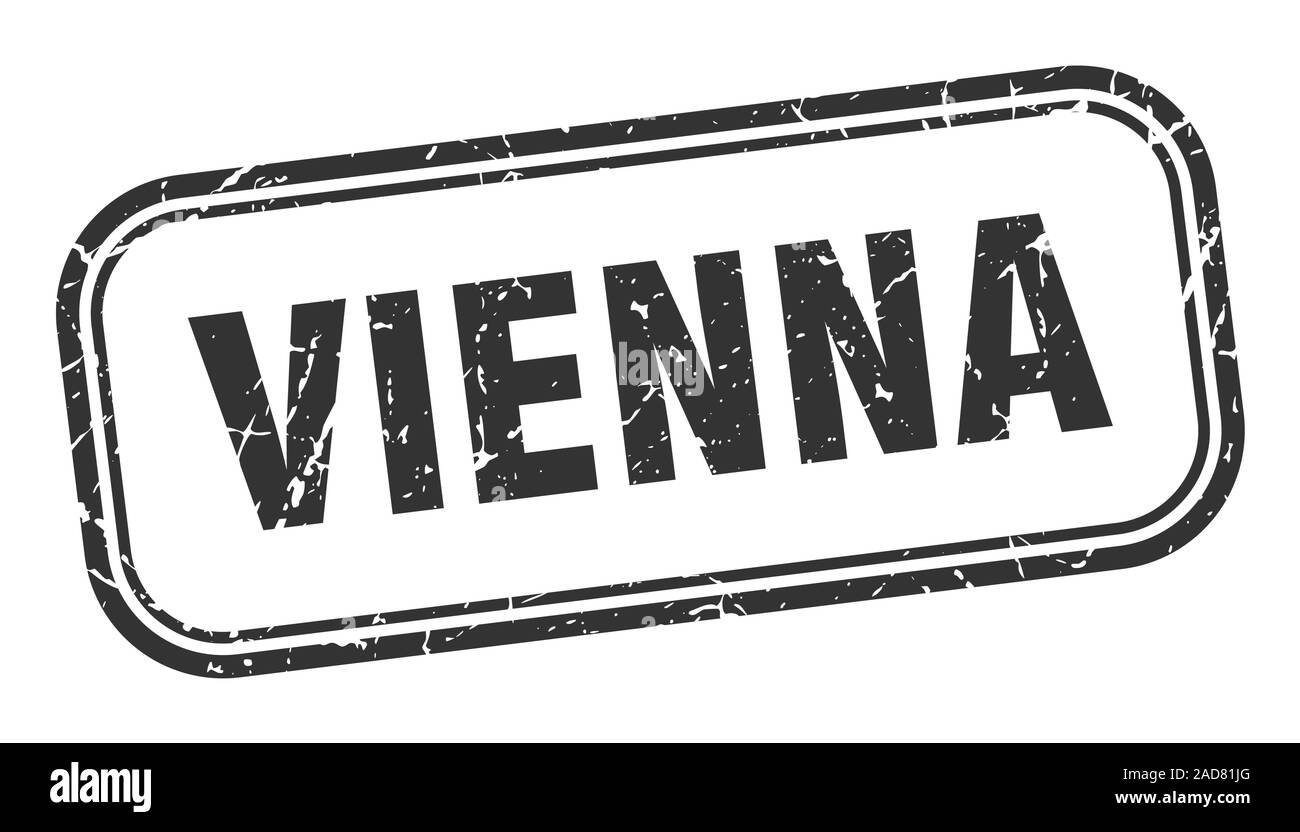 Vienna stamp. Vienna black grunge isolated sign Stock Vector Image ...