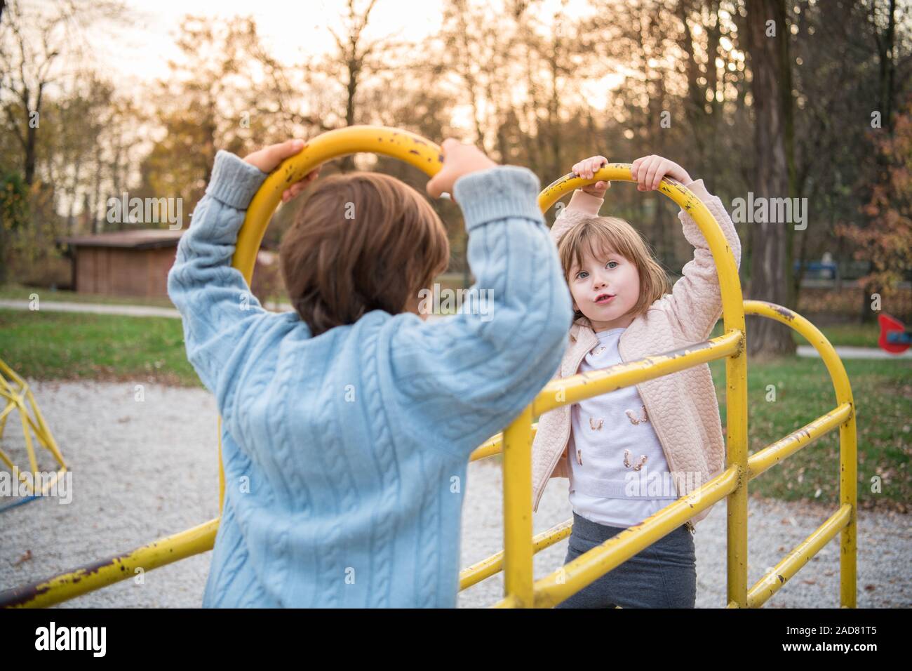 kids in park playground Stock Photo - Alamy