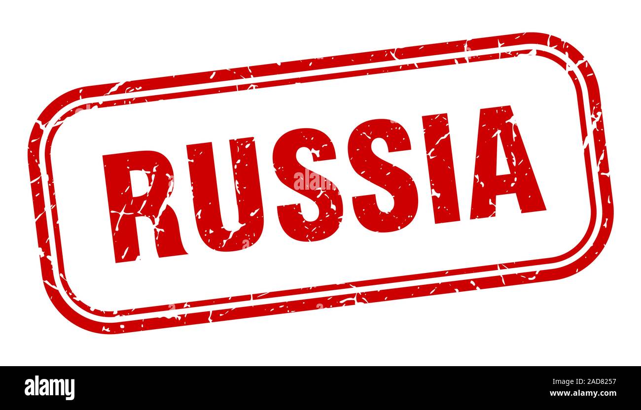 Russia stamp. Russia red grunge isolated sign Stock Vector Image & Art ...