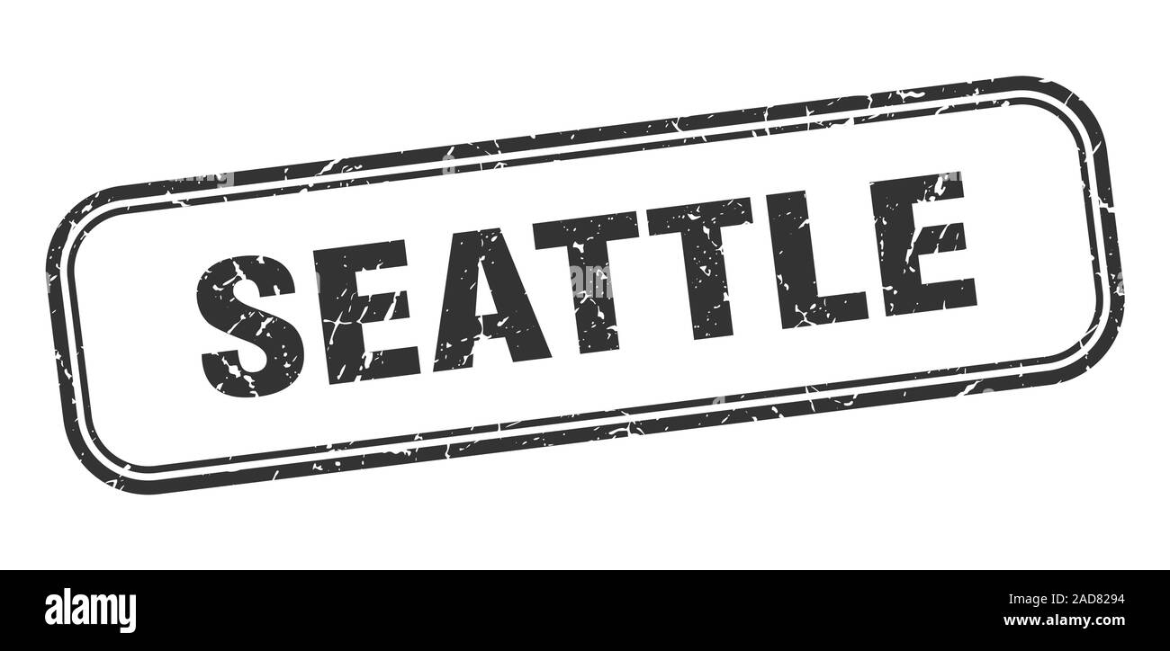 Welcome to seattle Black and White Stock Photos & Images - Alamy