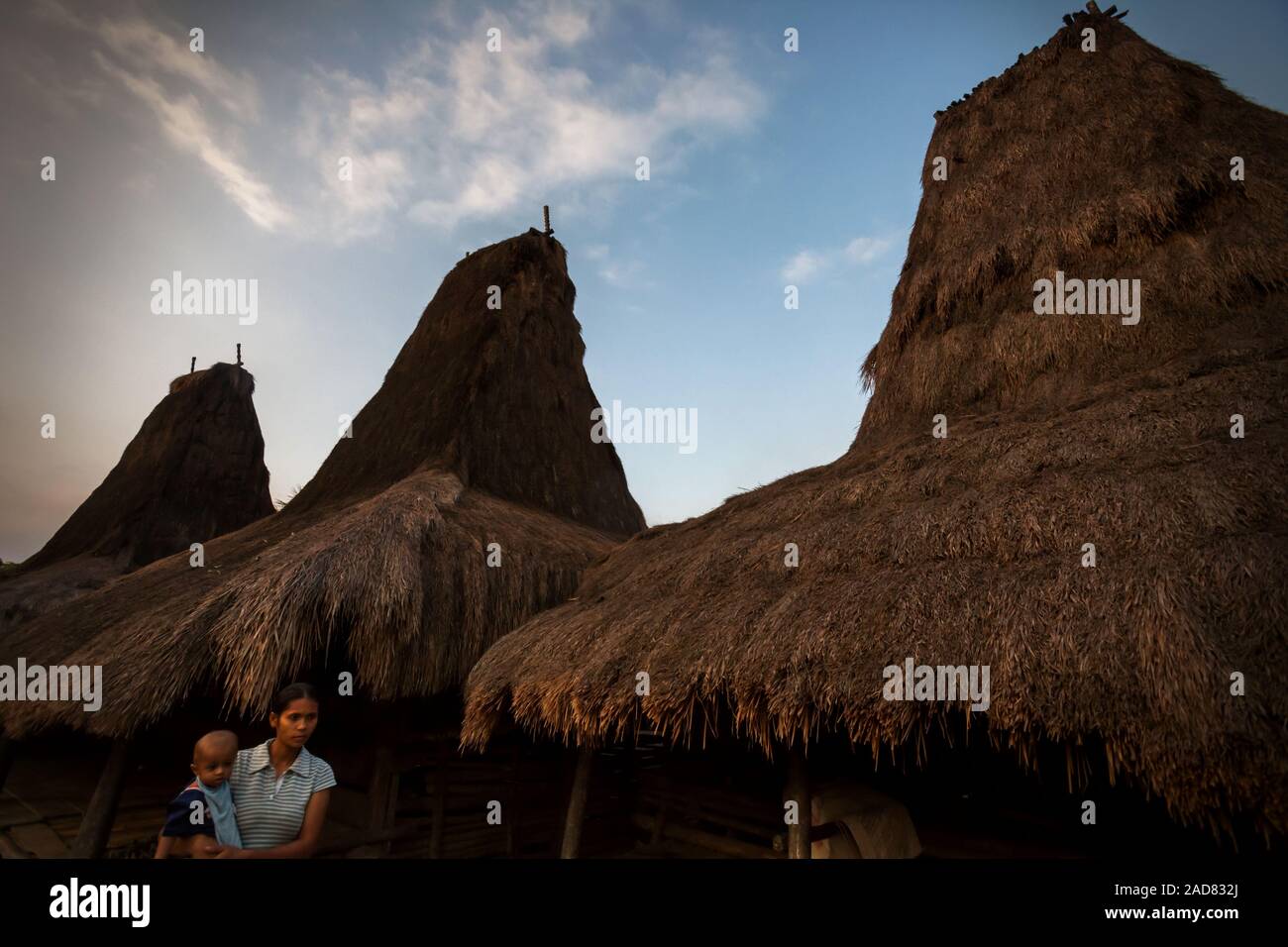 Sumba traditional architecture hi-res stock photography and images - Alamy