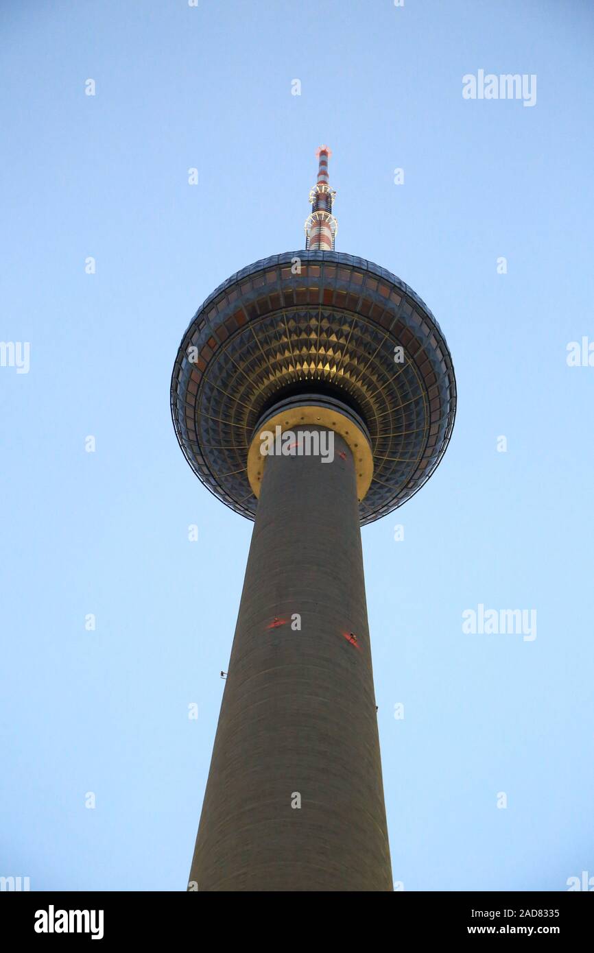 Skyscraper television tower in city hi-res stock photography and images ...