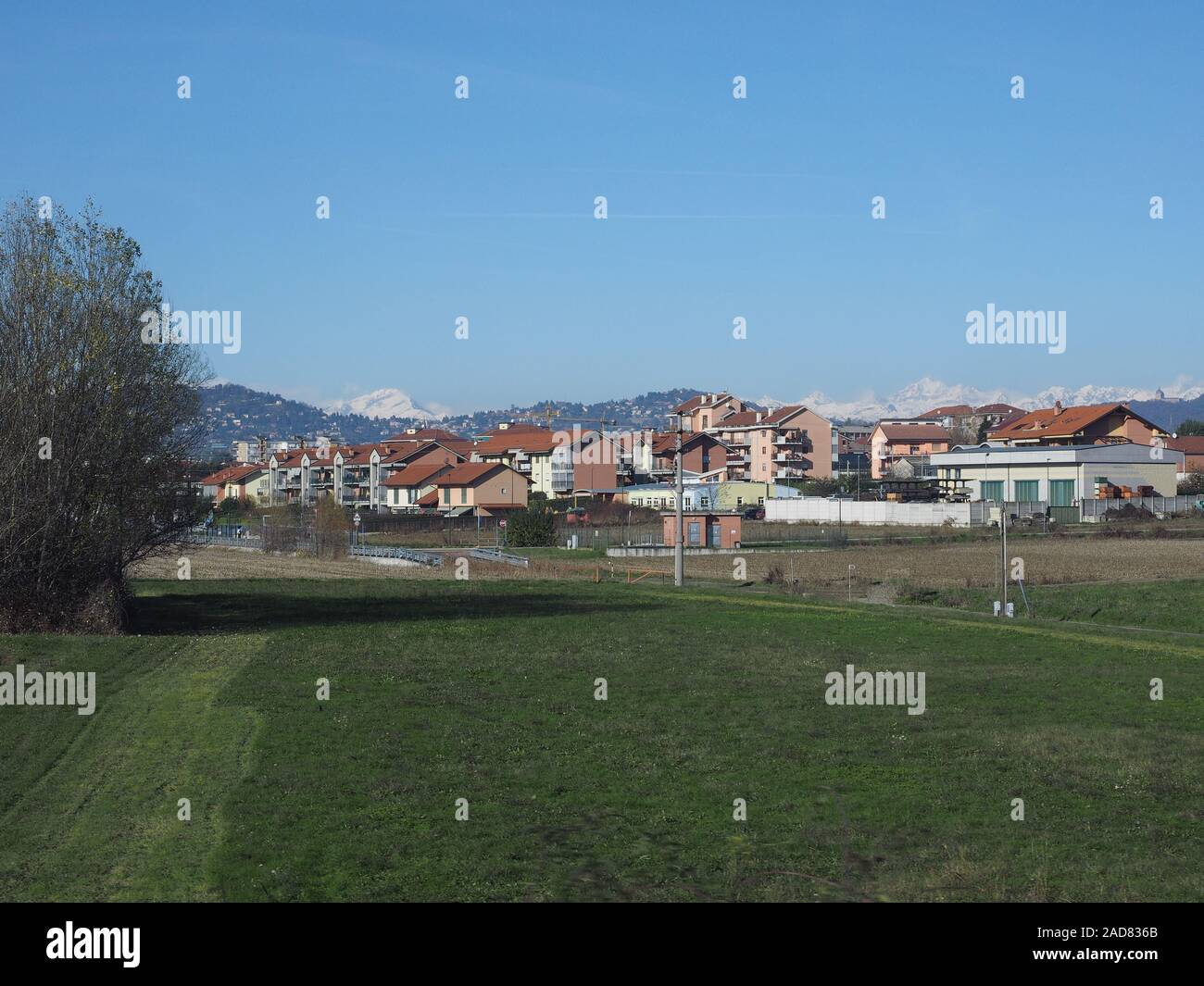 View of the city of Chieri Stock Photo - Alamy