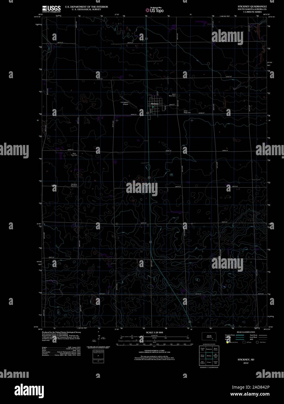 Map of stickney hi-res stock photography and images - Alamy