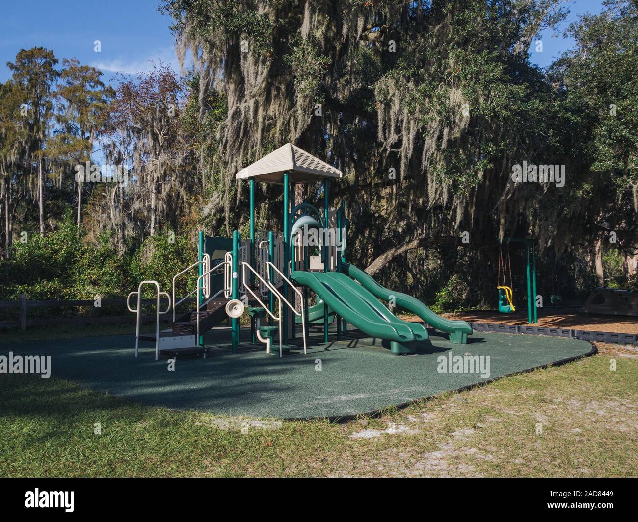 Lake Louisa State Park, Florida, playground area. Near Orlando Stock ...