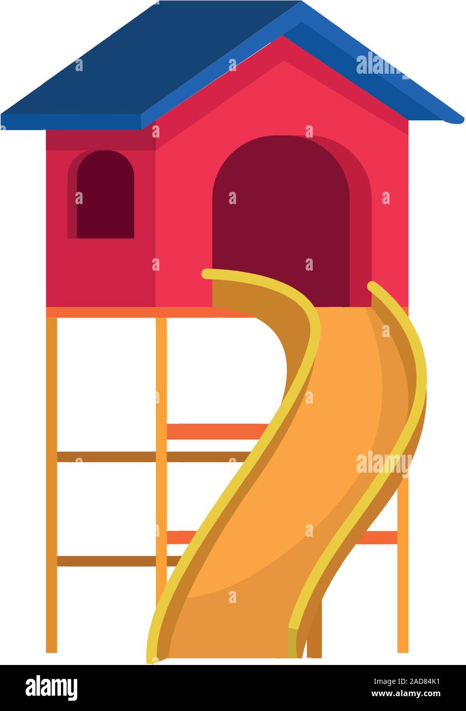 Children group outdoor play equipment Stock Vector Images - Alamy