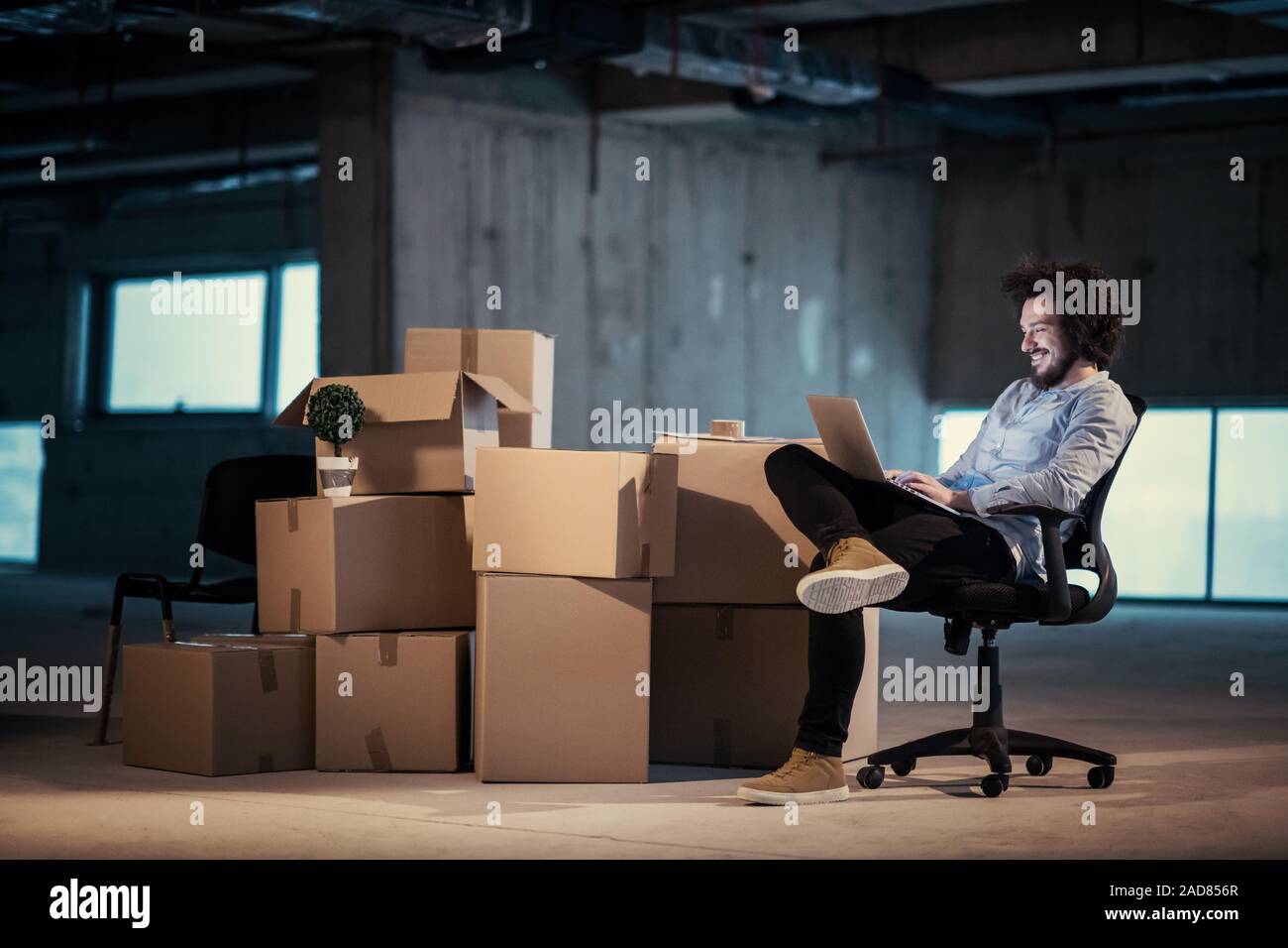 Professional male architect using ruler hi-res stock photography and ...