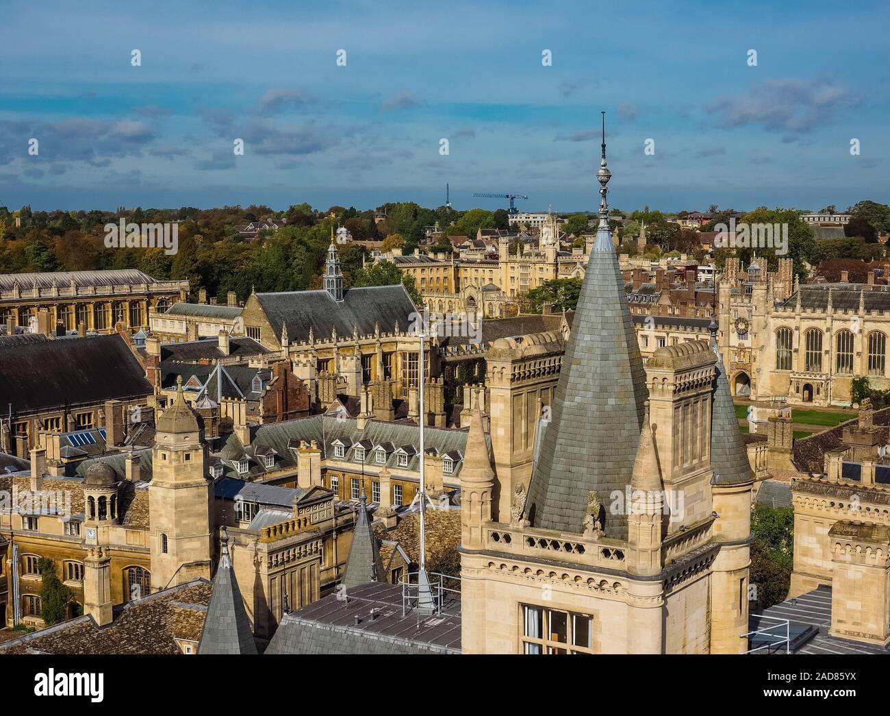 Aerial view of Cambridge Stock Photo - Alamy