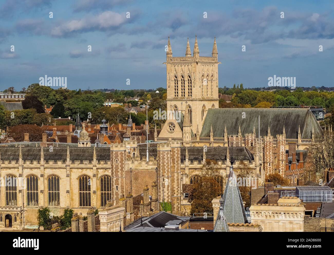 Cambridge skyline, uk hi-res stock photography and images - Alamy