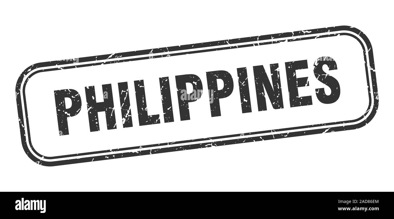Philippines stamp. Philippines black grunge isolated sign Stock Vector ...