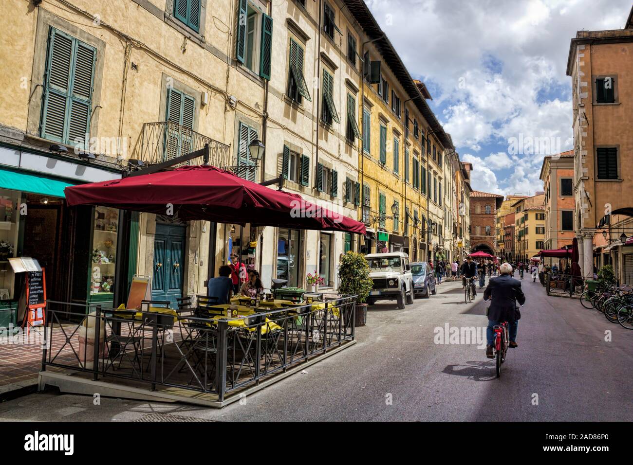 Pisa, city centre Stock Photo - Alamy