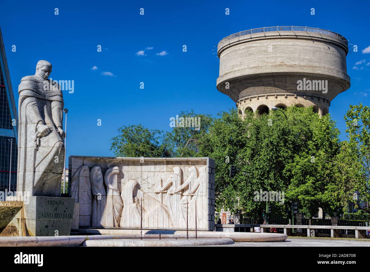 Madrid, Plaza de Castilla Stock Photo - Alamy