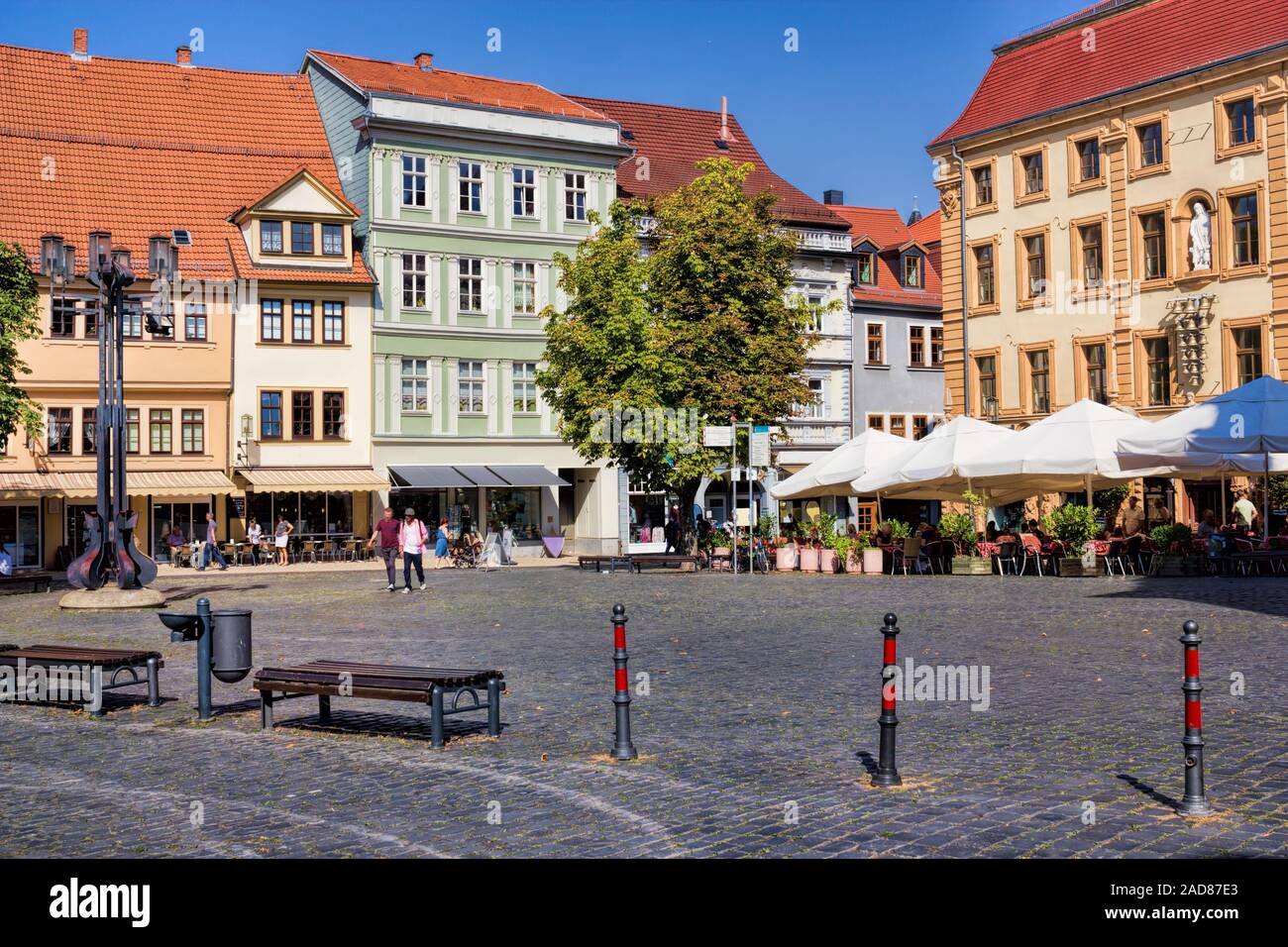 Gotha, Main Market Square Stock Photo - Alamy