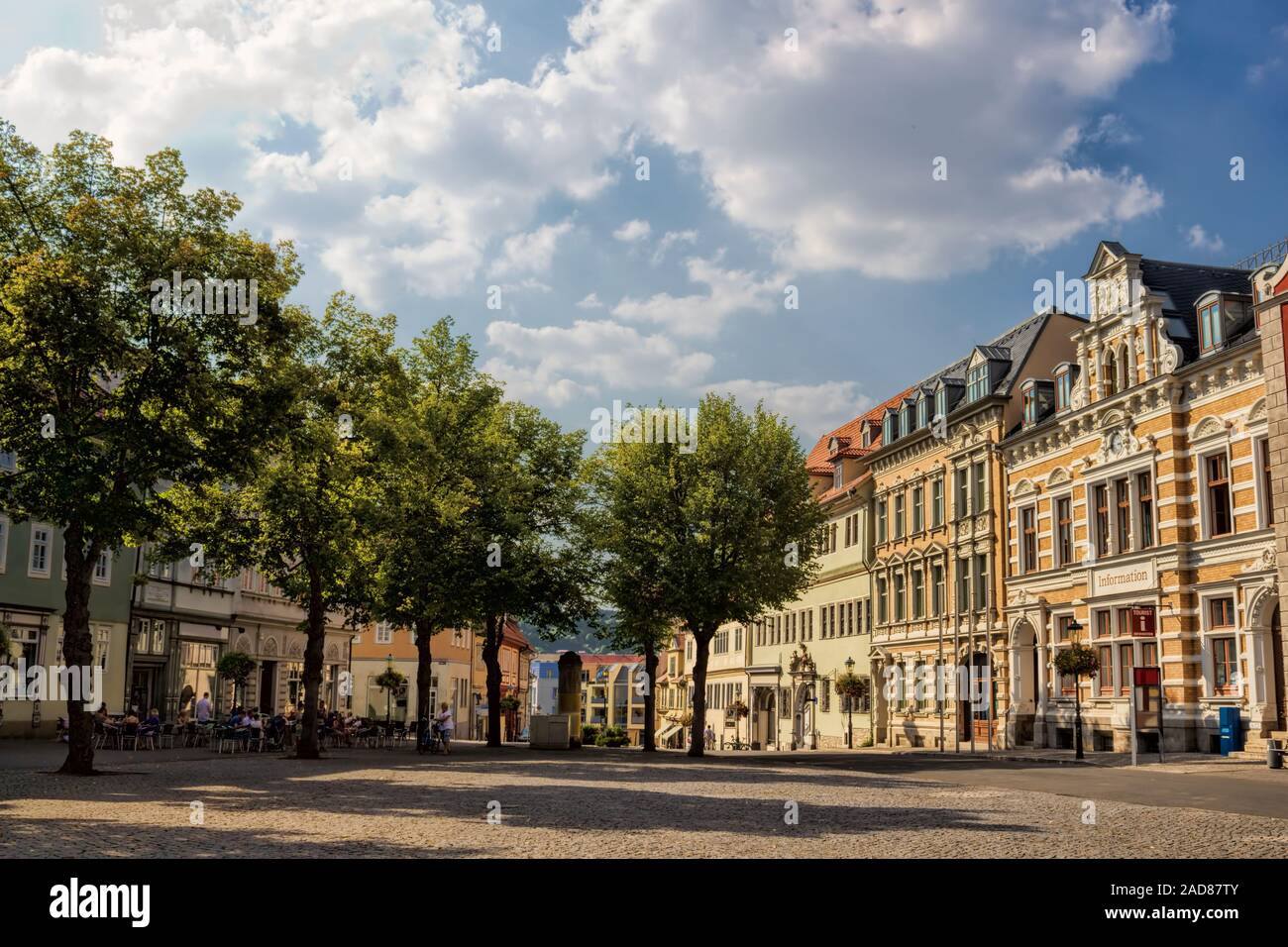 Arnstadt, market place Stock Photo - Alamy