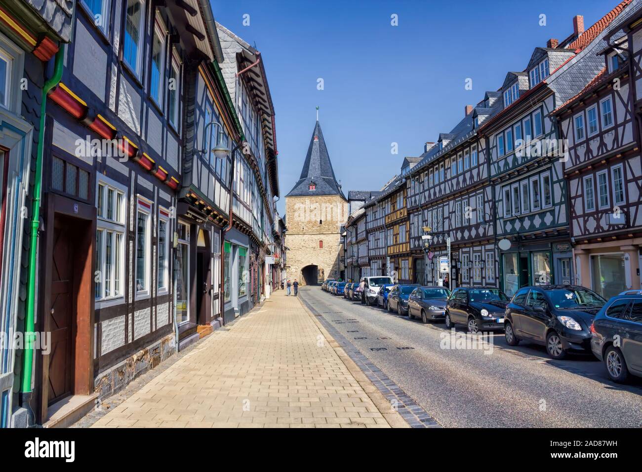 Goslar, half-timbered town Stock Photo - Alamy