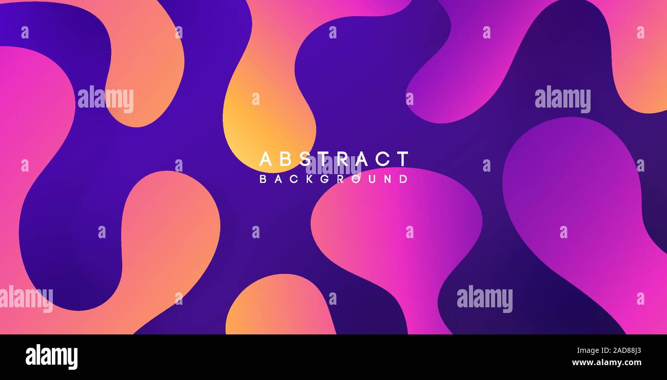 Moving colorful abstract background. Dynamic Effect. Vector ...