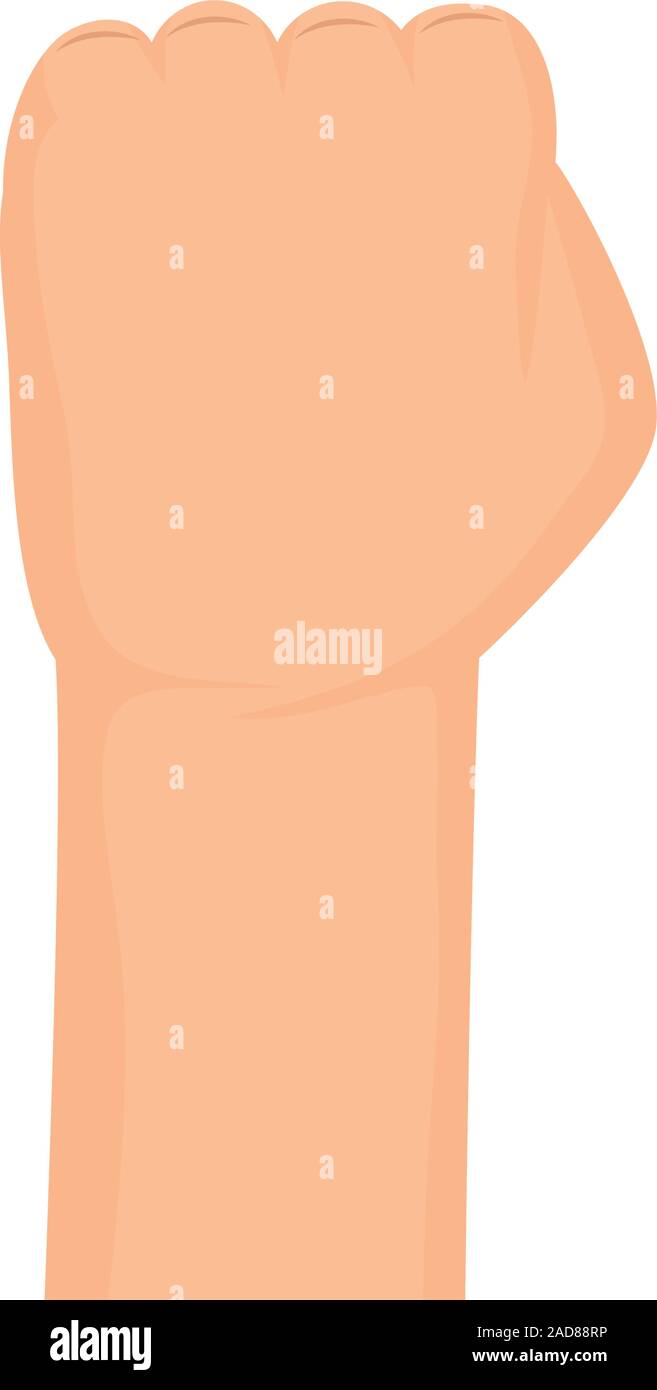 hand human fist isolated icon Stock Vector Image & Art - Alamy