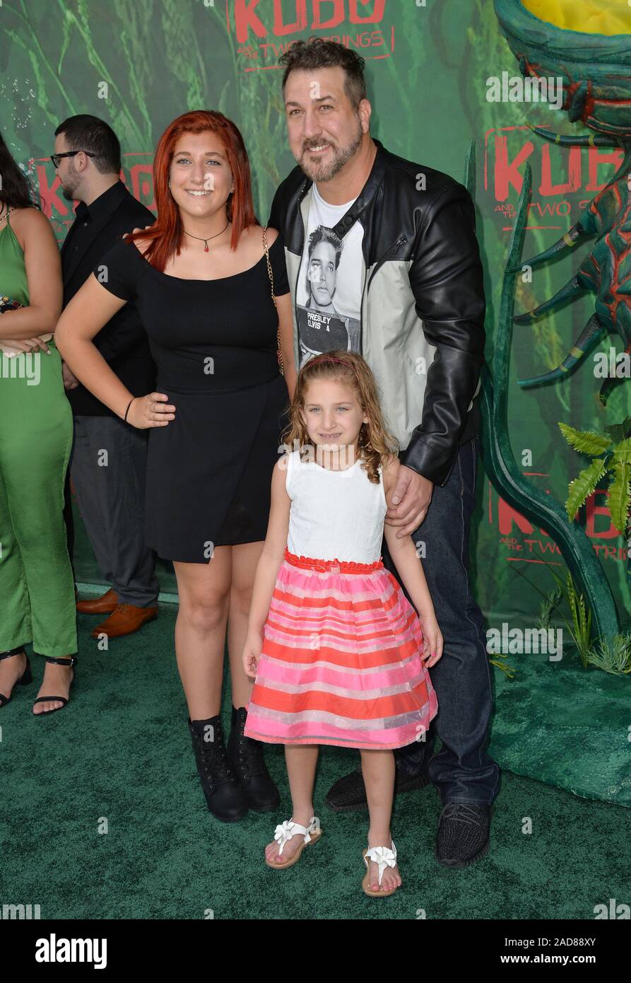 LOS ANGELES, CA. August 14, 2016: Singer Joey Fatone & wife Kelly ...