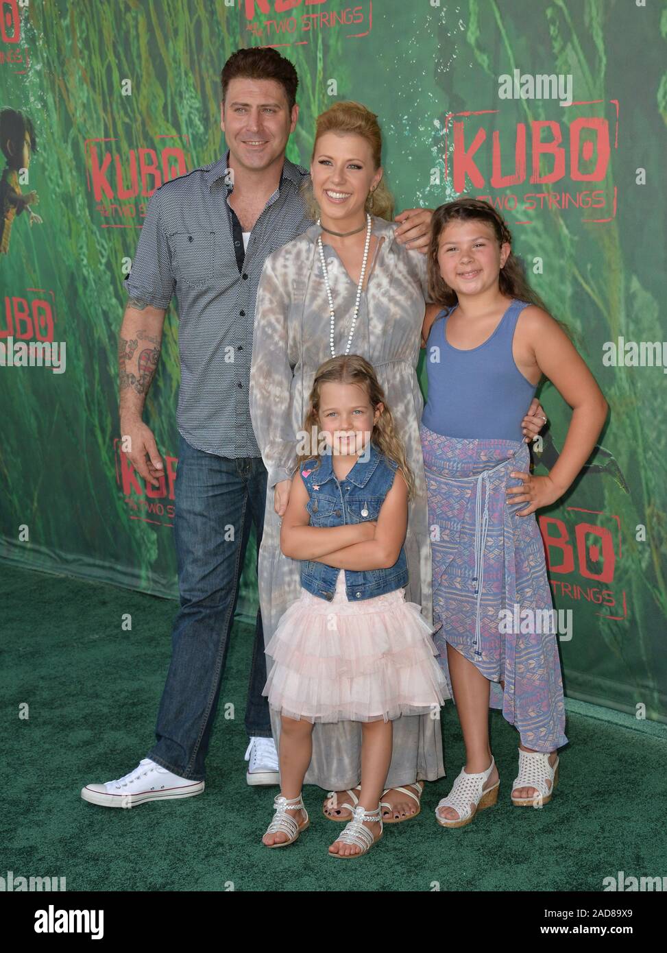 LOS ANGELES, CA. August 14, 2016: Actress Jodie Sweetin & fiance Justin ...