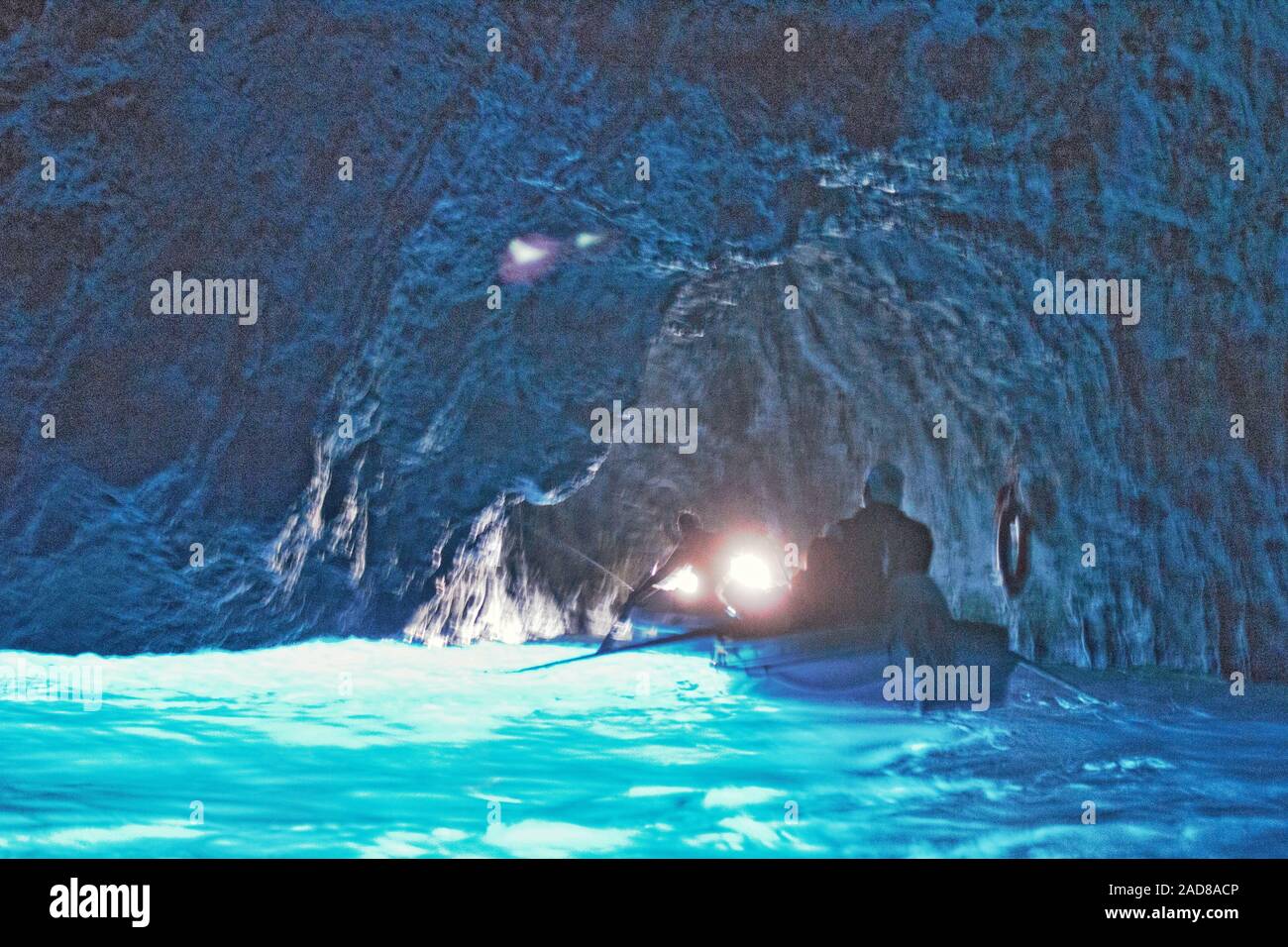 Blue cave capri hi-res stock photography and images - Alamy