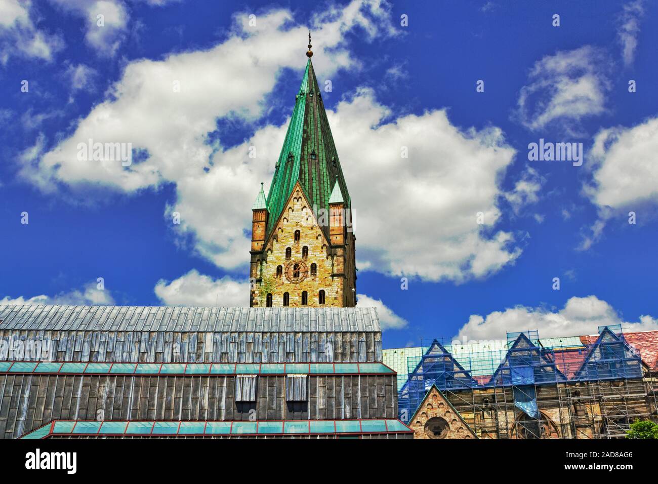 Cathedral of Paderborn Stock Photo - Alamy