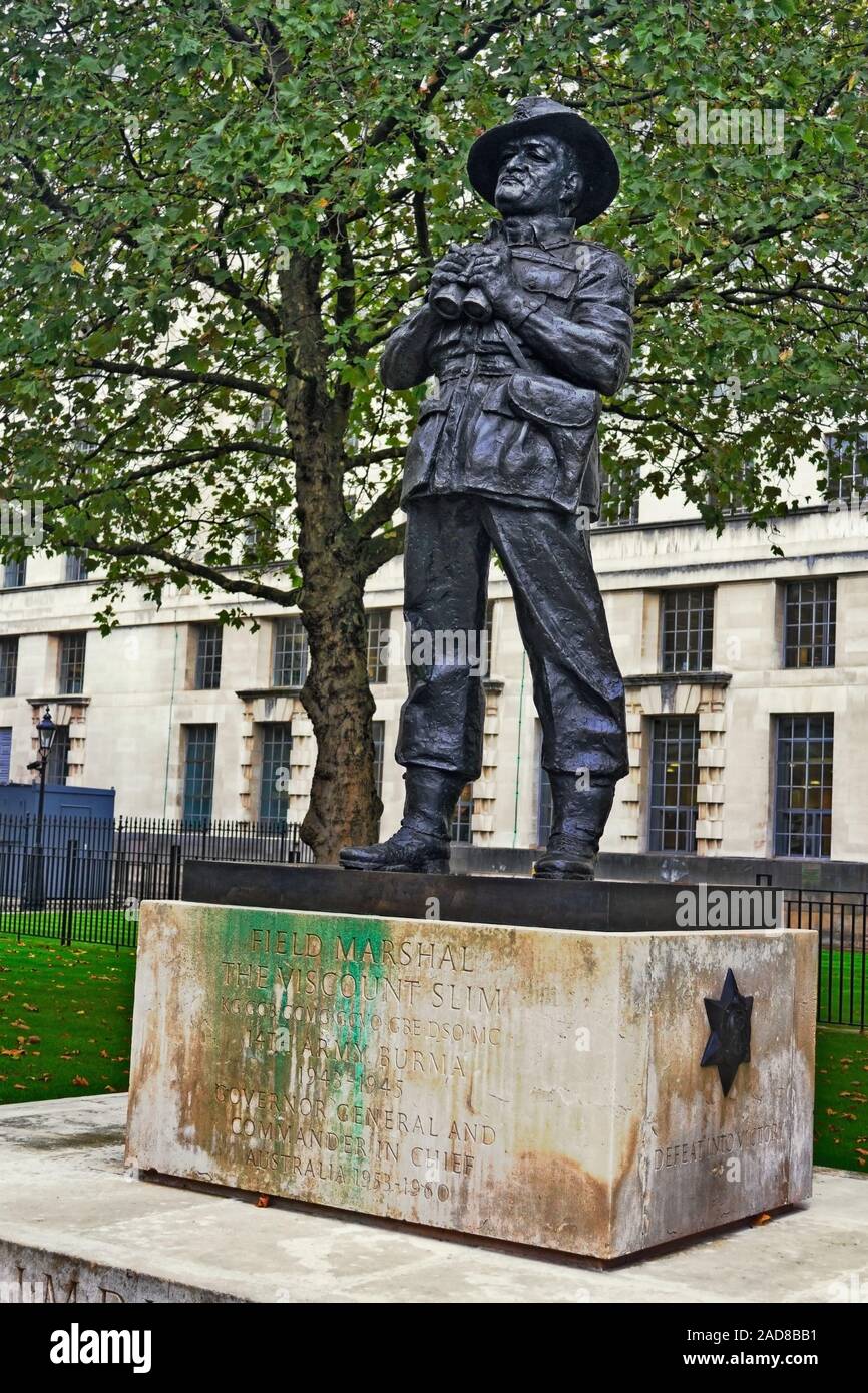 Marshal Viscount Slim Stock Photo - Alamy