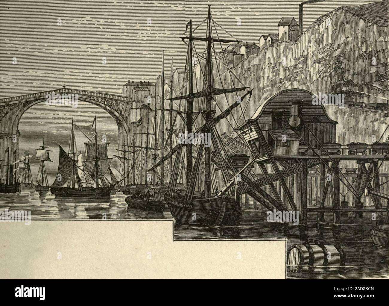 Loading Coal at Sunderland, England, circa 1885 Stock Photo - Alamy