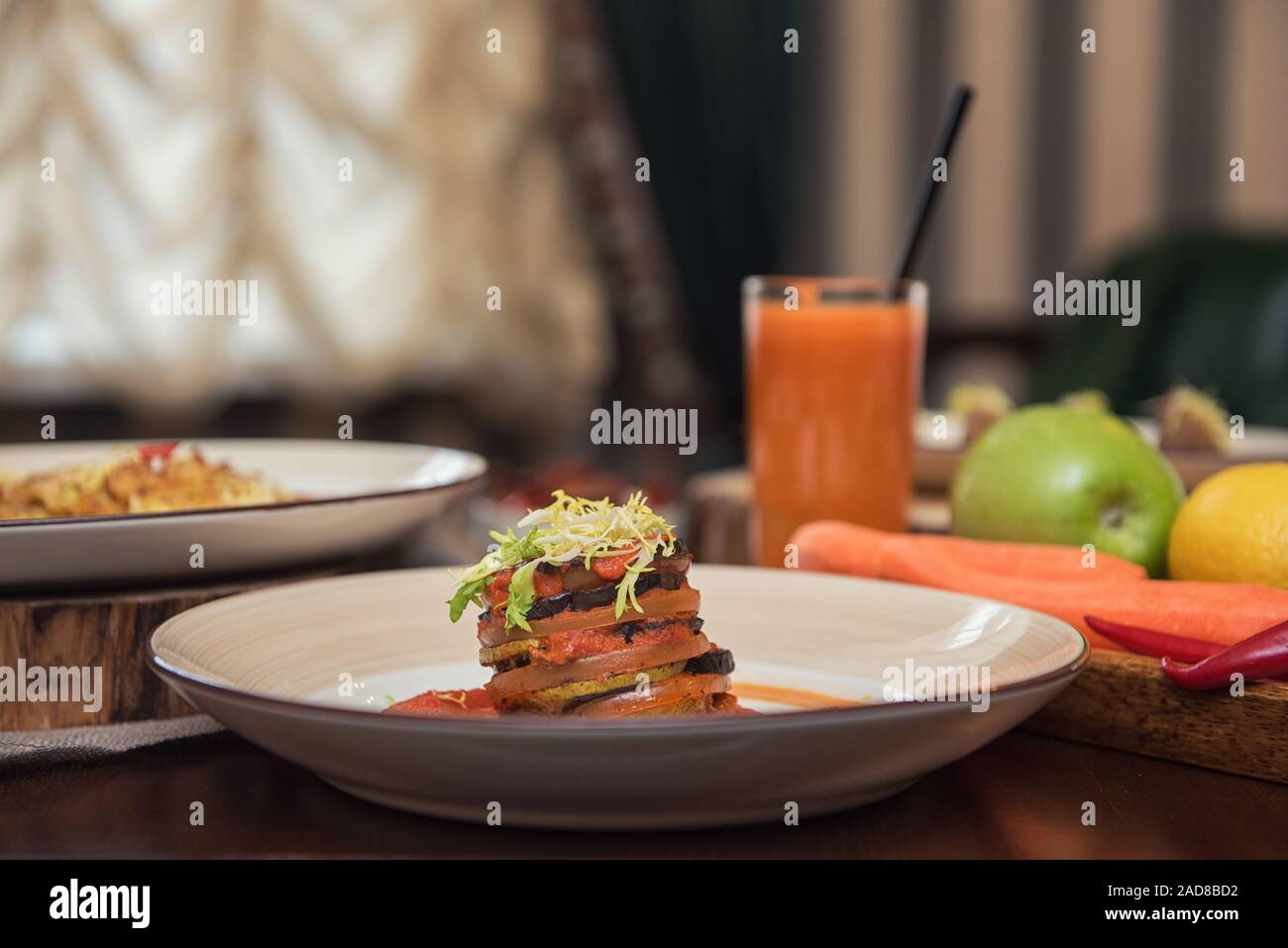 Healthy vegeterian food Stock Photo - Alamy