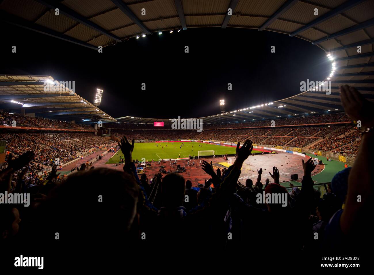 soccer fans support their favorite sports team Stock Photo - Alamy