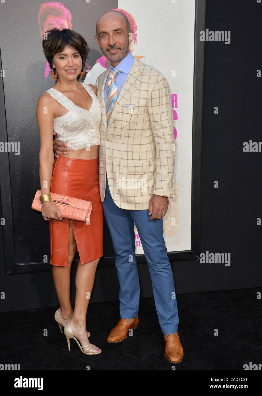 LOS ANGELES, CA. August 15, 2016: Actor Shaun Toub & Lorena Mendoza at ...