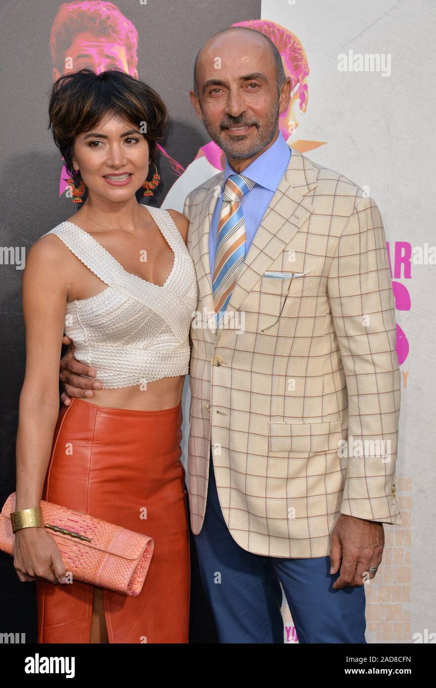 LOS ANGELES, CA. August 15, 2016: Actor Shaun Toub & Lorena Mendoza at ...