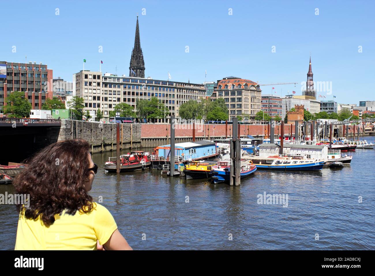Hamburg view hamburg hi-res stock photography and images - Alamy