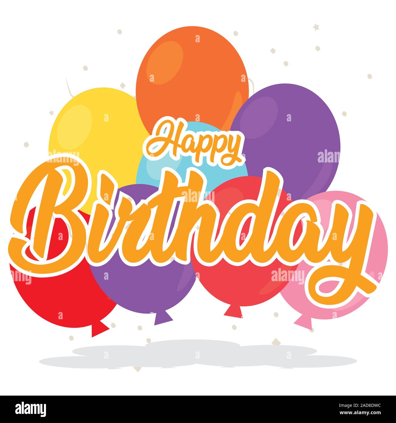 Birthday card illustration Stock Vector Image & Art - Alamy
