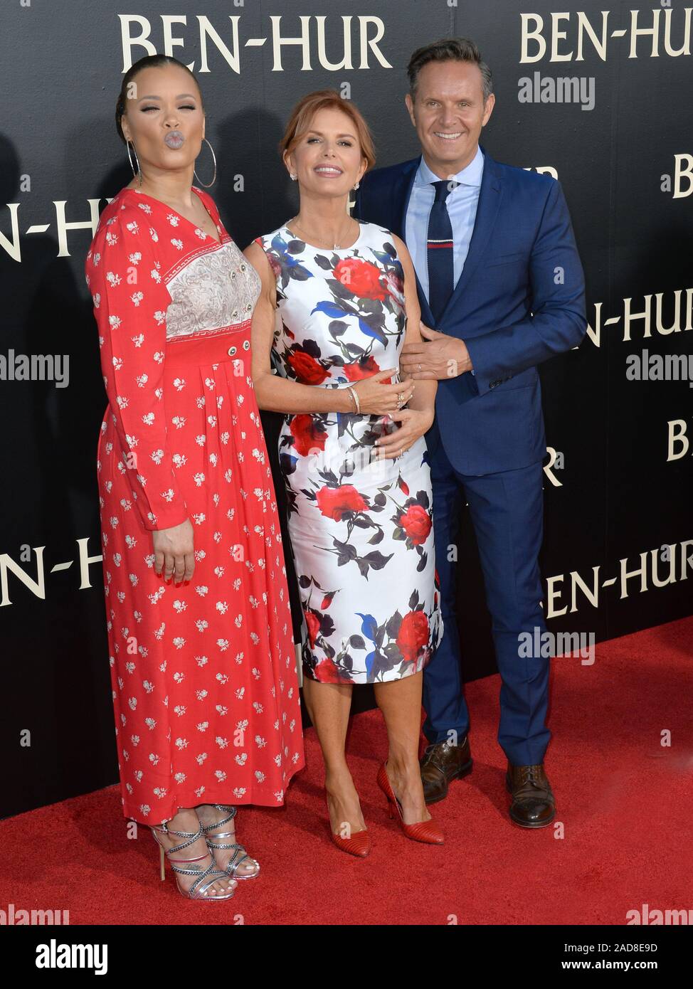 LOS ANGELES, CA. August 16, 2016: Singer Andra Day (left), actress Roma ...