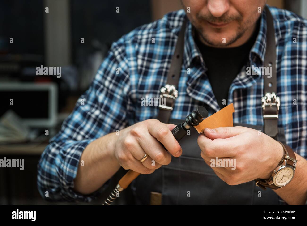 Leather Making High Resolution Stock Photography and Images - Alamy