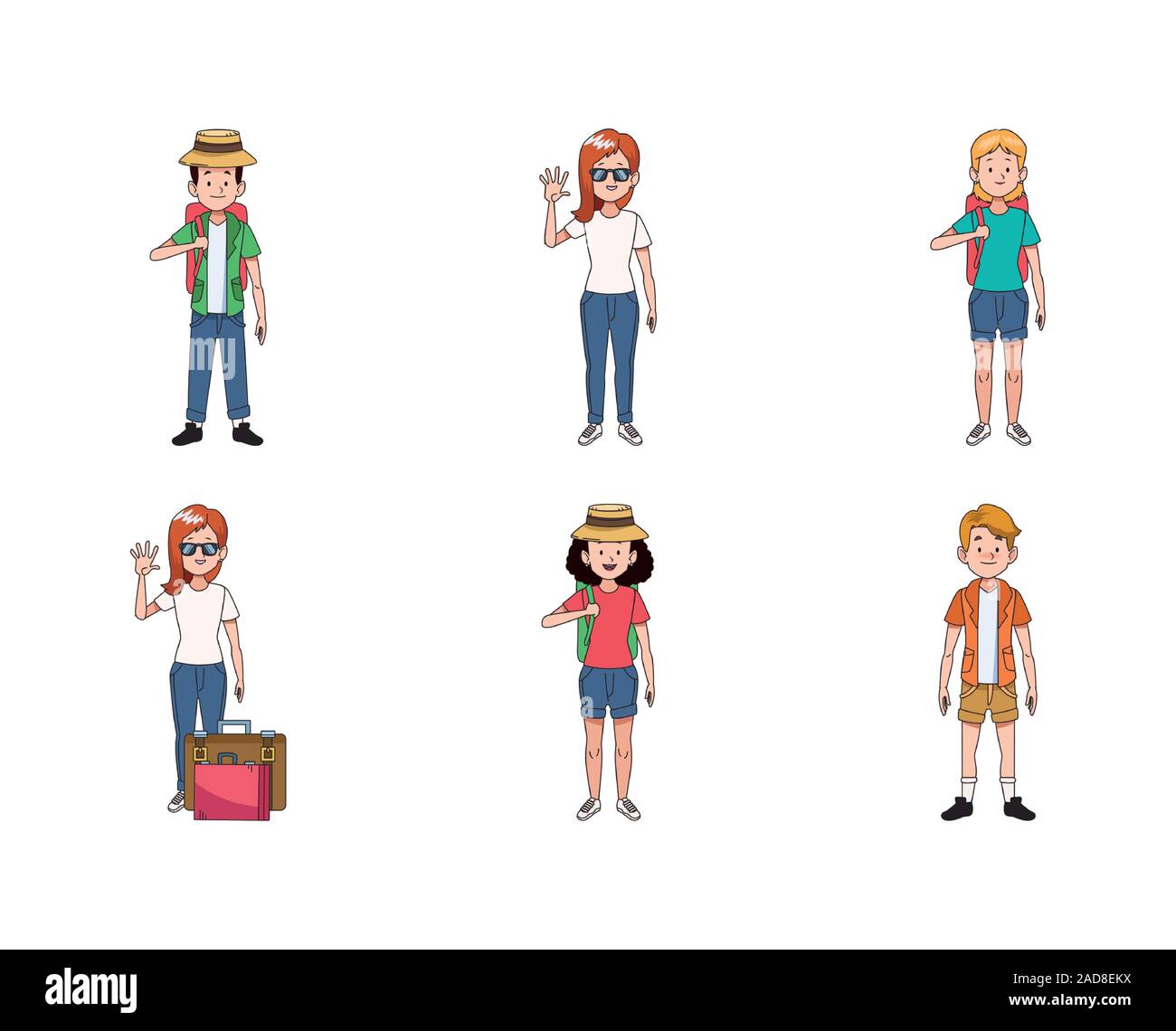 Set trip travel concepts Cut Out Stock Images & Pictures - Alamy