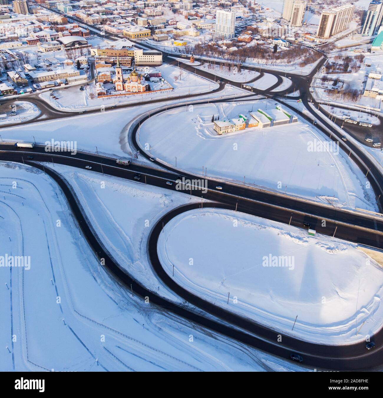 Cinematic bridge drive hi-res stock photography and images - Alamy