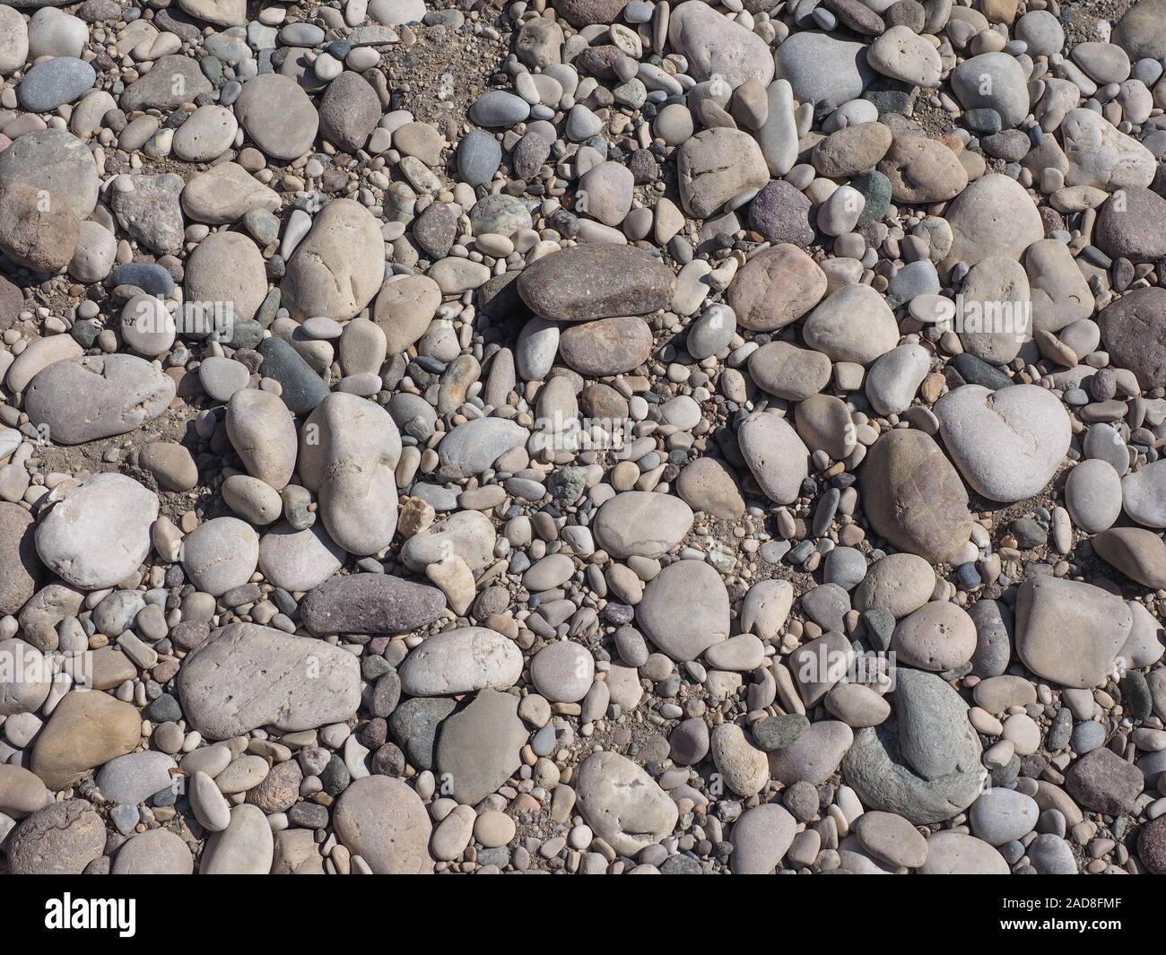 grey cobble texture background Stock Photo - Alamy