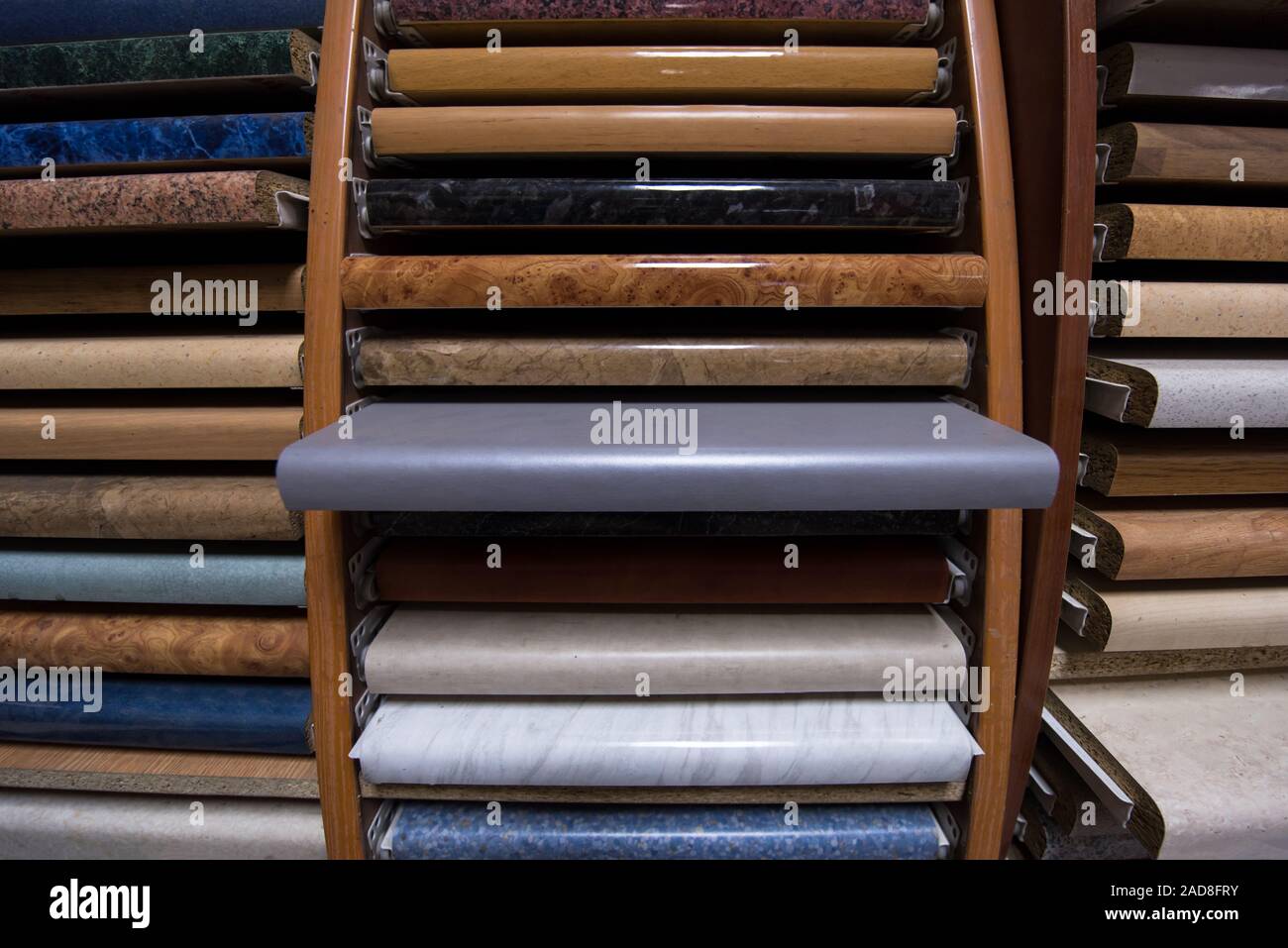 samples of wooden furniture Stock Photo - Alamy